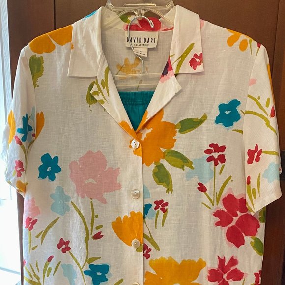 David Dart | Pants & Jumpsuits | David Dart Collection 2 Piece Linen ...